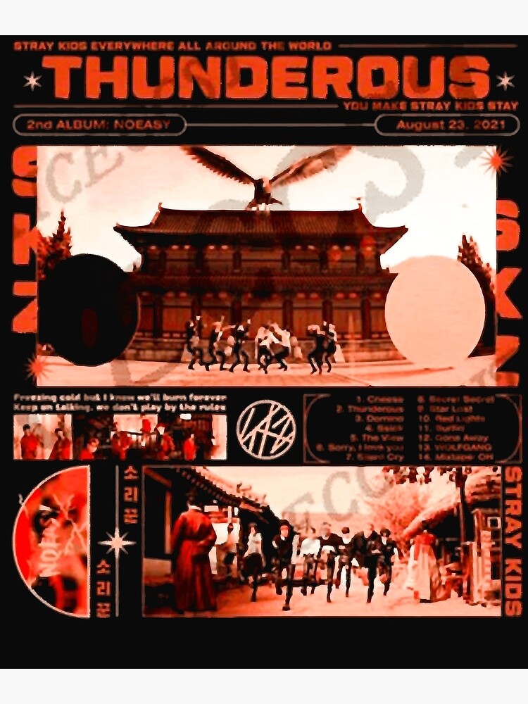 "Stray Kids Thunderous" Poster von GiuliaVercammen | Redbubble