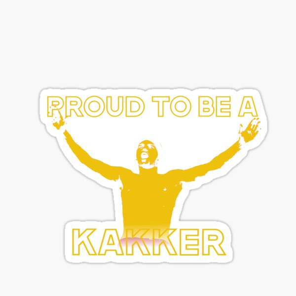"Proud to be a Kakker yellow" Sticker for Sale by Kakker4Life | Redbubble