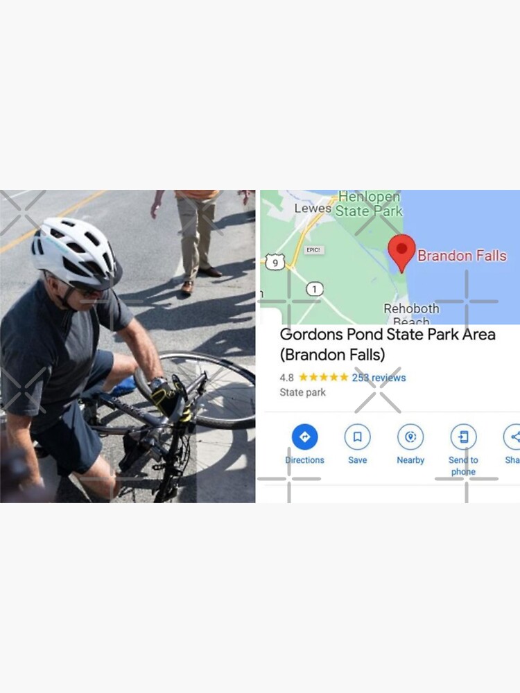 "Brandon Falls - Delaware" Sticker for Sale by OldDustyTee | Redbubble