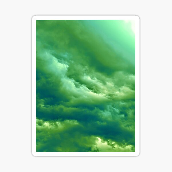 "Clouds Like the Rainforest Canopy" Sticker for Sale by arfff | Redbubble