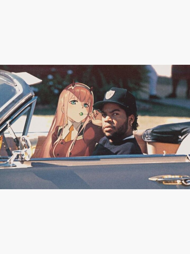 Zero Two With Ice Cube Sticker For Sale By Sgtawesomeness Redbubble