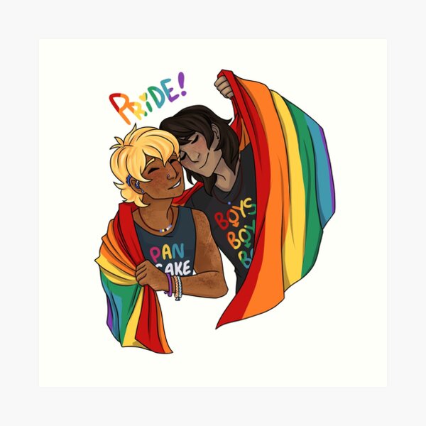 "Solangelo Pride Flag" Art Print by SaintNightshade | Redbubble