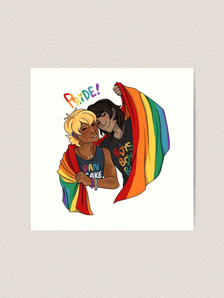 "Solangelo Pride Flag" Art Print by SaintNightshade | Redbubble