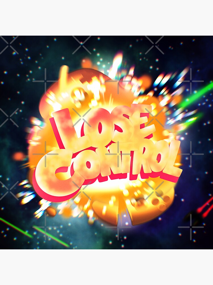 "Lose Control - Game Controller Explosion" Sticker for Sale by ...