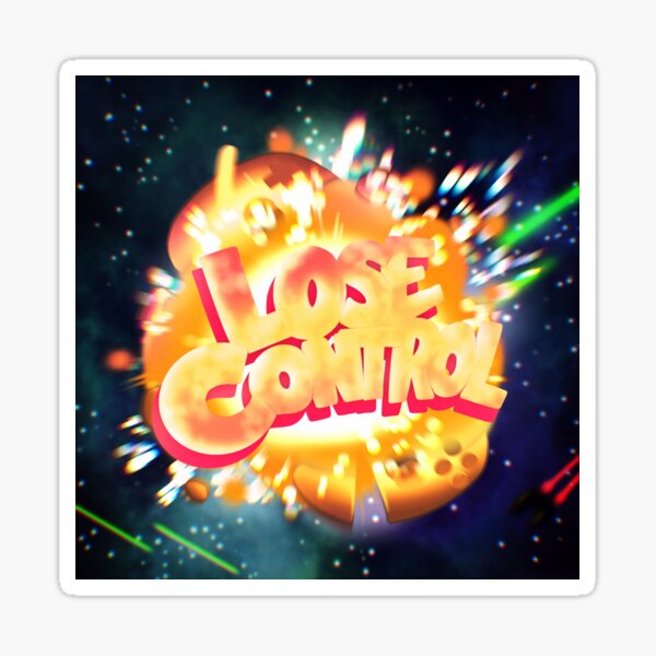 "Lose Control - Game Controller Explosion" Sticker for Sale by ...