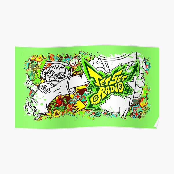 "Jet Set Radio Future Merch" Poster for Sale by xxXVintageXxx | Redbubble