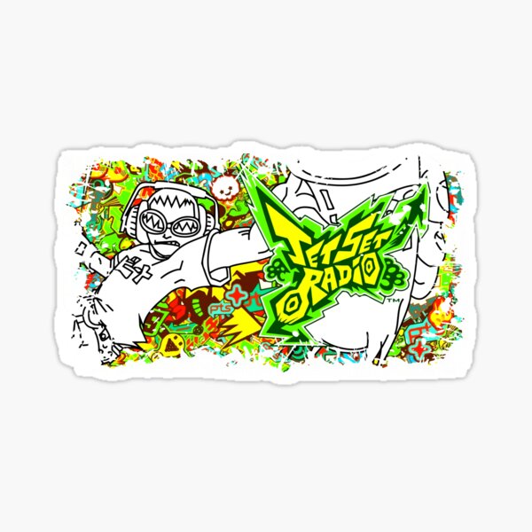 "Jet Set Radio Future Merch" Sticker for Sale by xxXVintageXxx | Redbubble