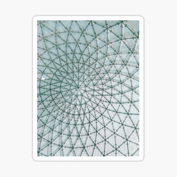 "patterned glass ceiling" Sticker for Sale by S626 | Redbubble