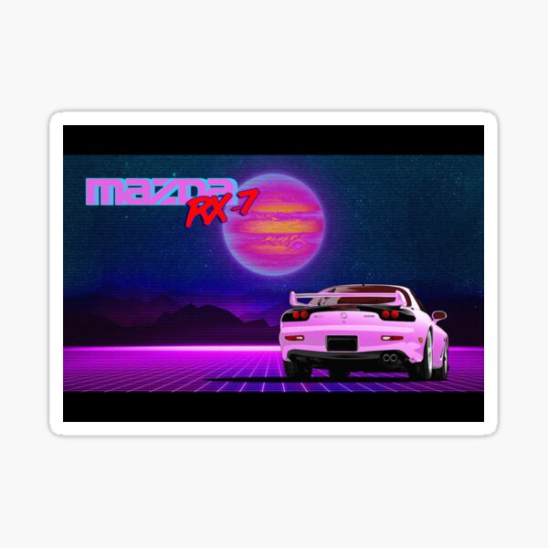 Mazda Rx7 Stickers | Redbubble