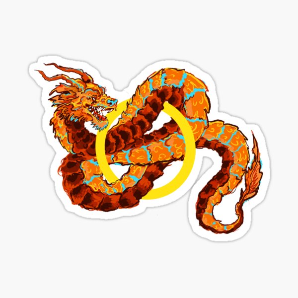 "Dragon sol" Sticker for Sale by Senderilla | Redbubble