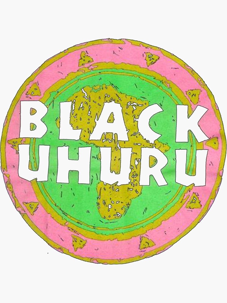 "BLACK UHURU" Sticker for Sale by karlteufell | Redbubble