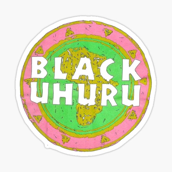 "BLACK UHURU" Sticker for Sale by karlteufell | Redbubble