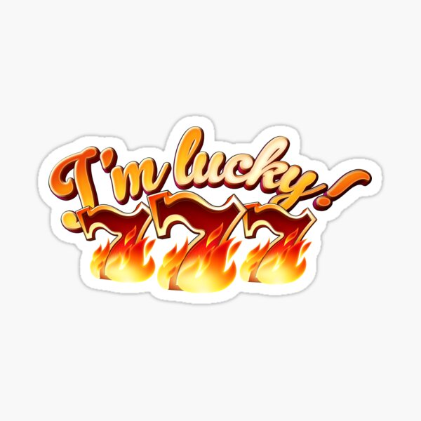 "lucky, funny, good luck,positive attitude" Sticker for Sale by ART076 ...