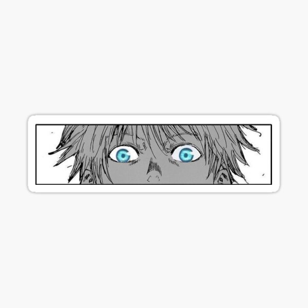 "Gojo eyes jujutsu kaisen " Sticker for Sale by Yashdusane | Redbubble