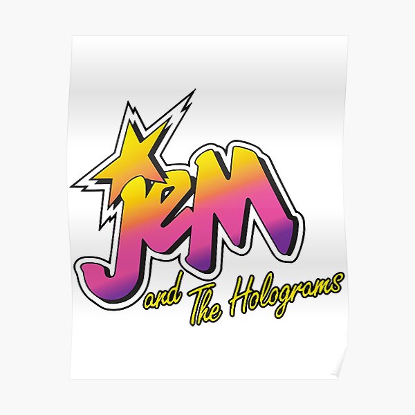 "Jem and the holograms" Poster for Sale by mitchellseba98 | Redbubble