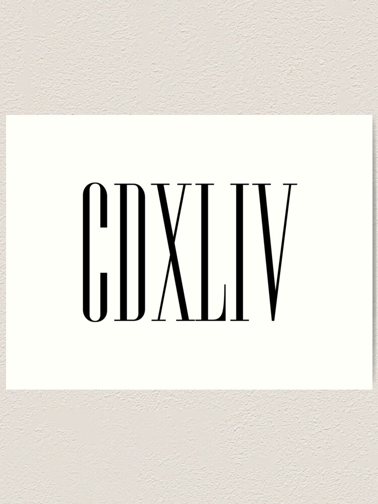 "Roman Numeral 444 | Roman Numeral CDXLIV | Number 444 Roman Numerals ...