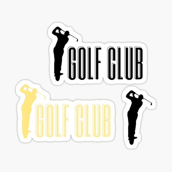 "Golf Club" Sticker for Sale by CheCreations | Redbubble