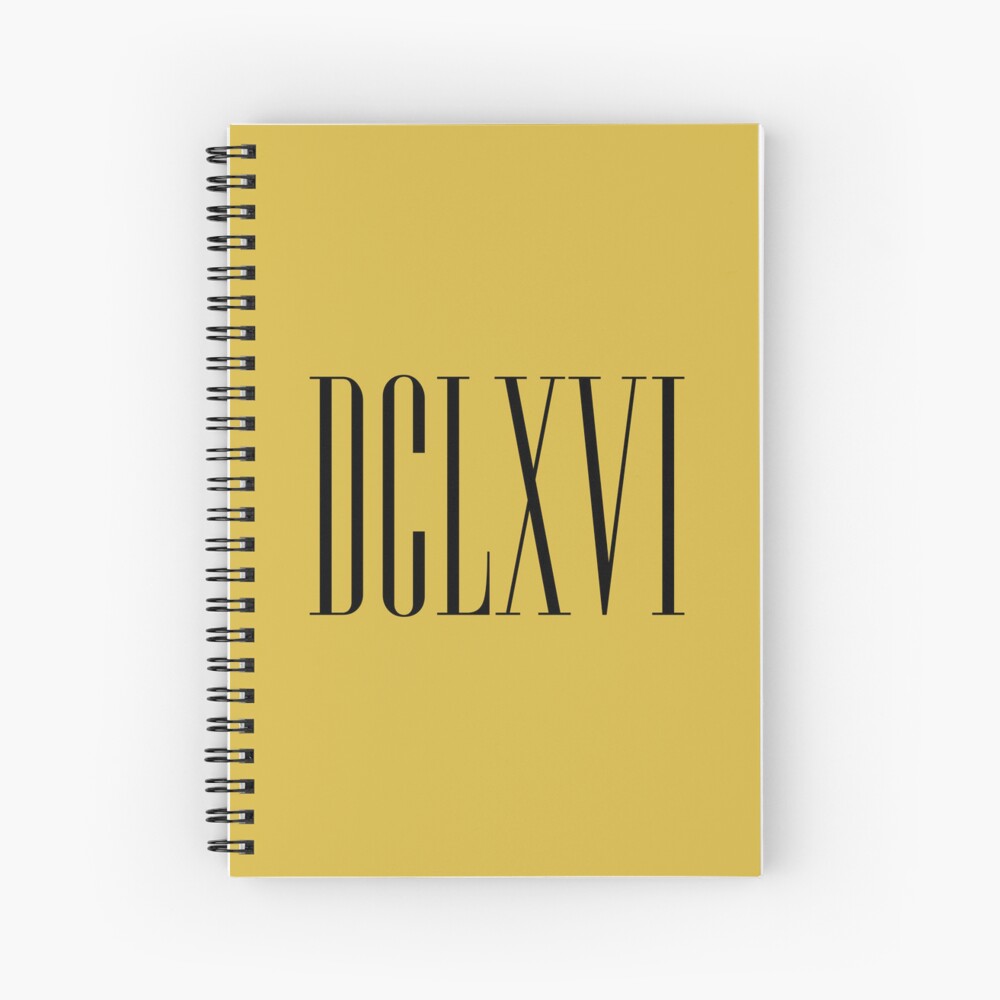 Cuaderno de espiral «número romano 666 | Número romano DCLXVI | Número ...