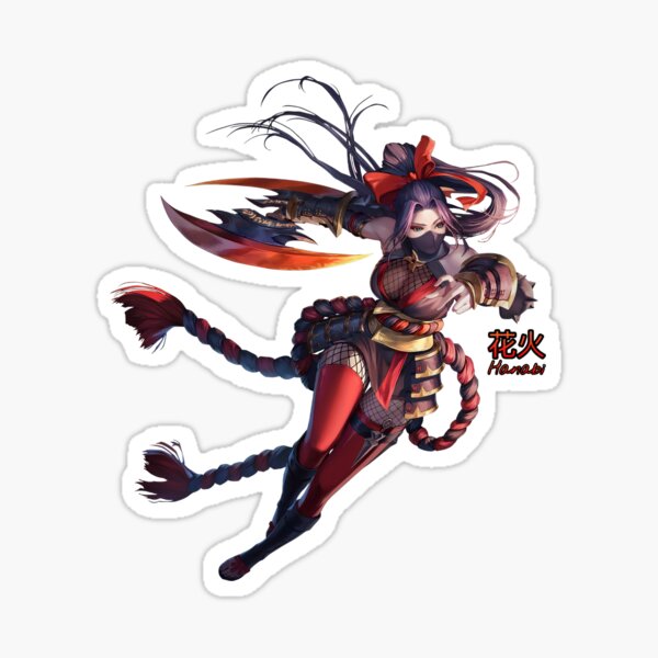 "Hanabi Mobile Legends Simple Design" Sticker for Sale by ...