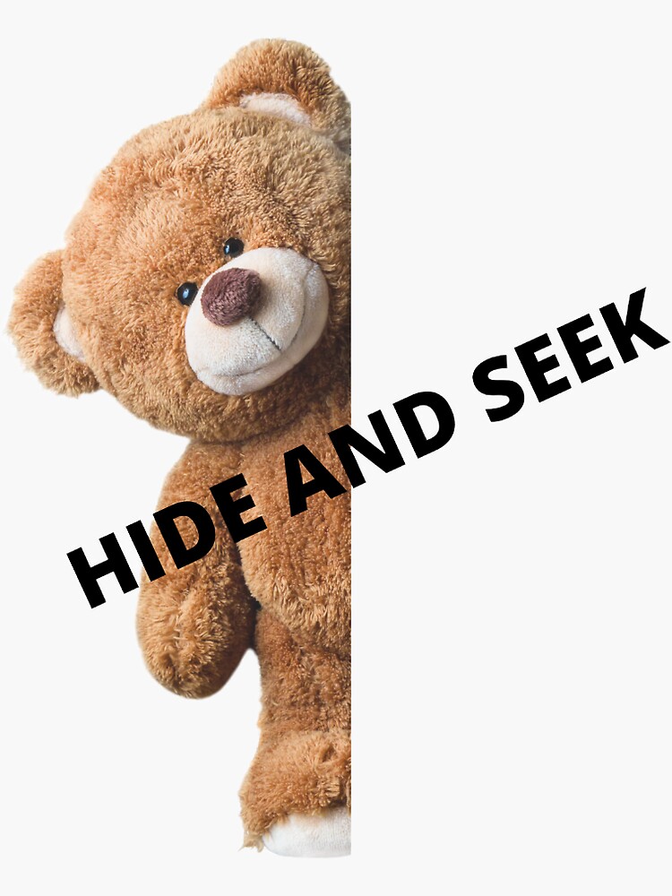 "Hide and seek" Sticker for Sale by Mahanuma22 | Redbubble