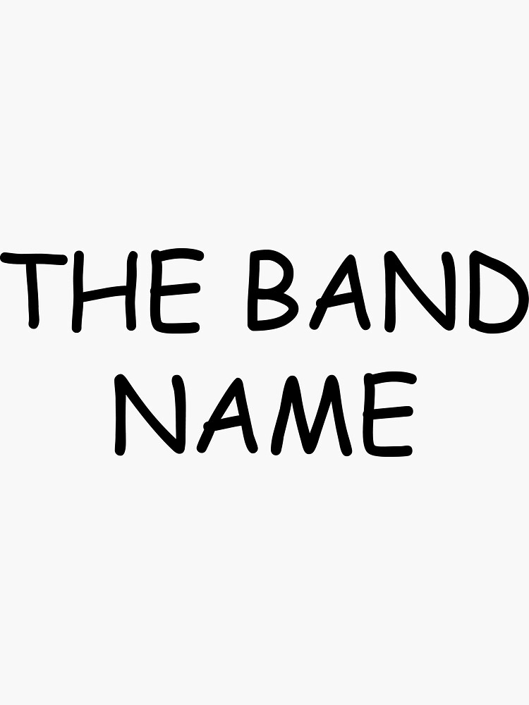 "AJR - THE BAND NAME" Sticker for Sale by Jientifelmalti | Redbubble
