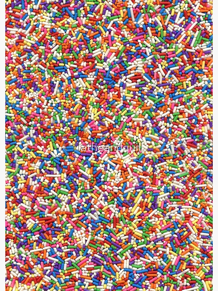 "Rainbow Sprinkles" Art Print for Sale by latheandquill | Redbubble