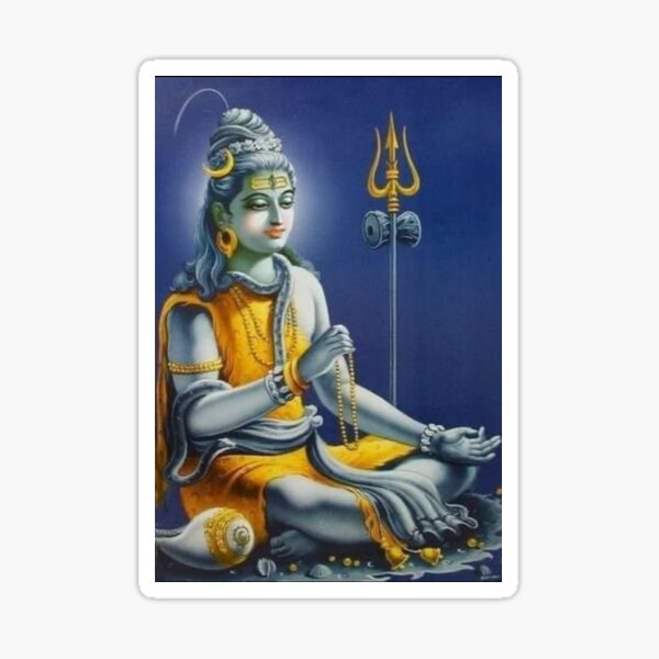 "God shiva" Sticker for Sale by Kumarisupriya | Redbubble