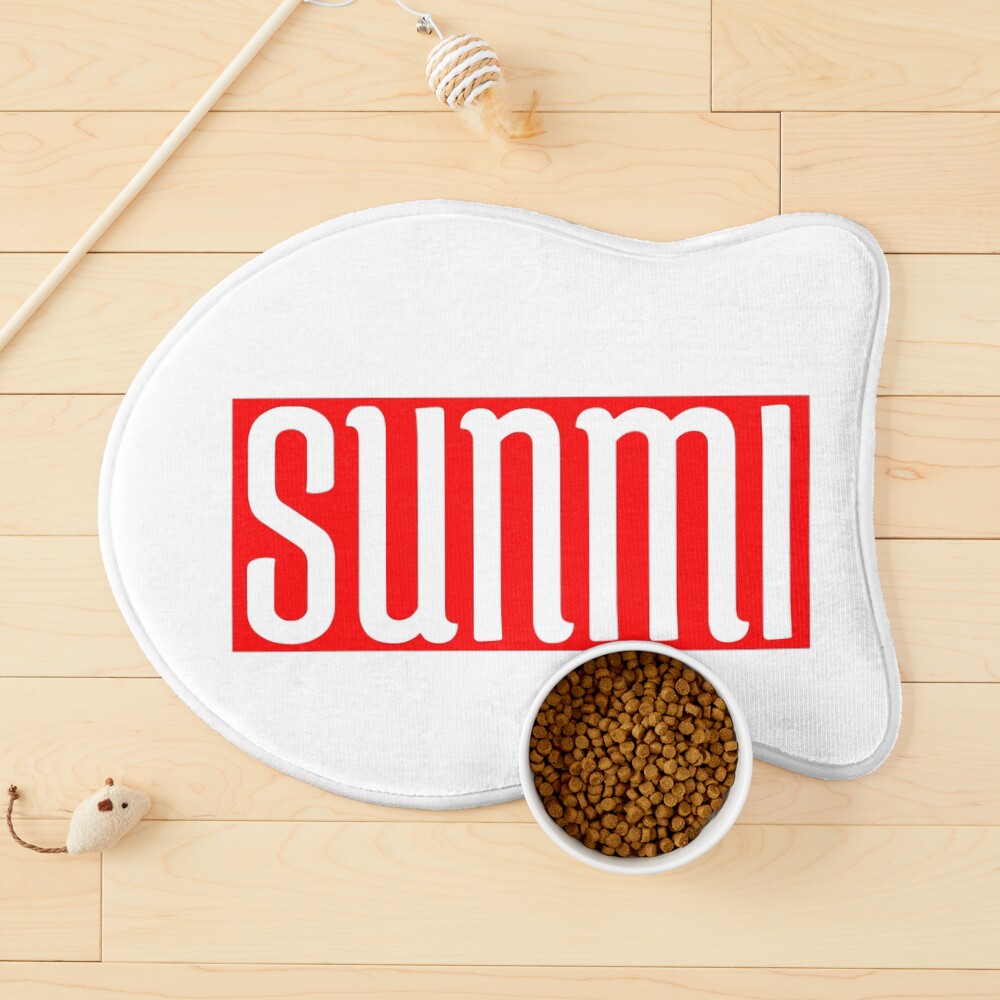 "RED LOGO SUNMI" Sticker by PepGuardi | Redbubble
