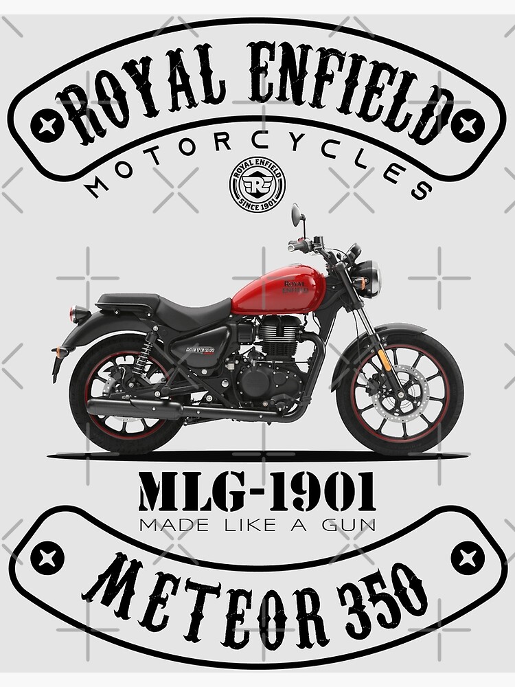 "Graphics Designs of Royal enfield Meteor 350" Poster for Sale by ...