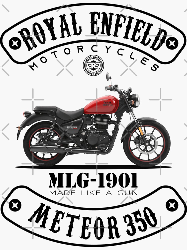 Pegatina «Diseños gráficos de Royal enfield Meteor 350» de Ramkumar9962 ...