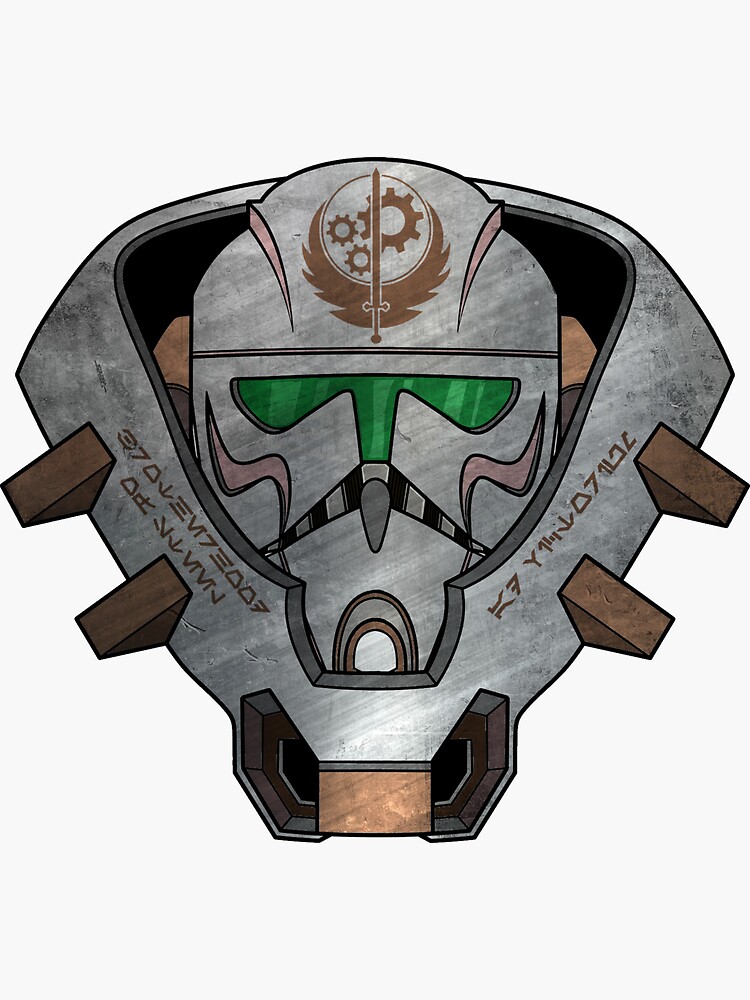 "Fallout - Brotherhood of Steel Helmet" Sticker for Sale by Blood ...