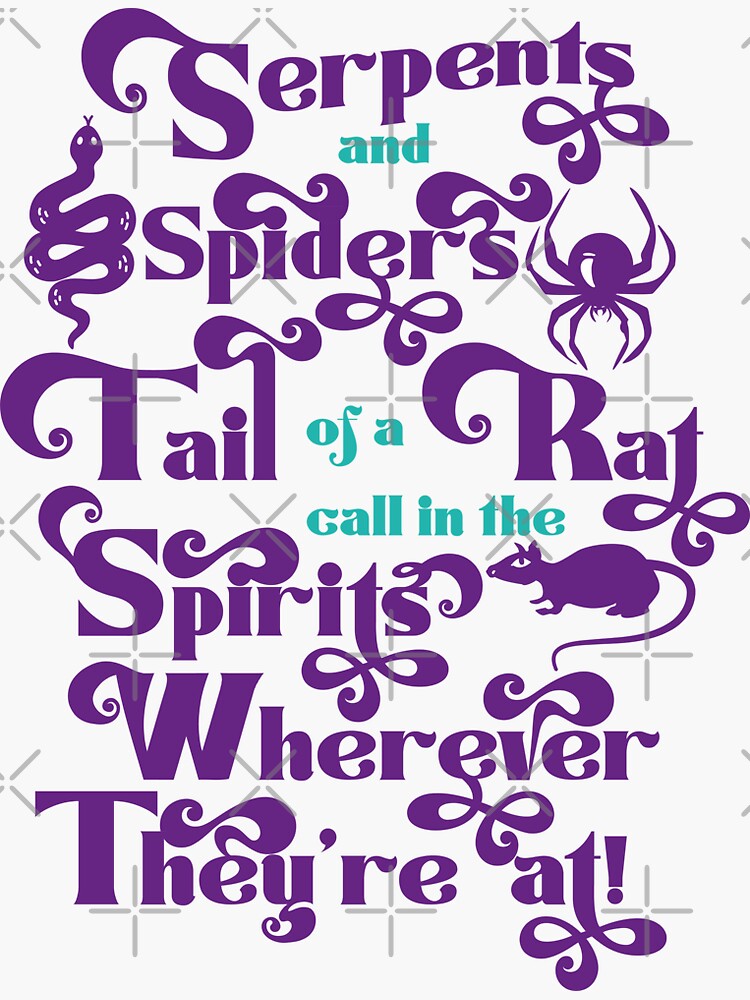 "Haunted Mansion Rhyme" Sticker for Sale by SquinkPrints | Redbubble