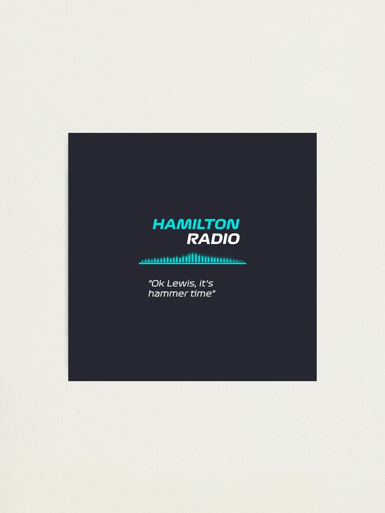 "It's hammer time - Lewis Hamilton Radio Messege - F1 2022 ...
