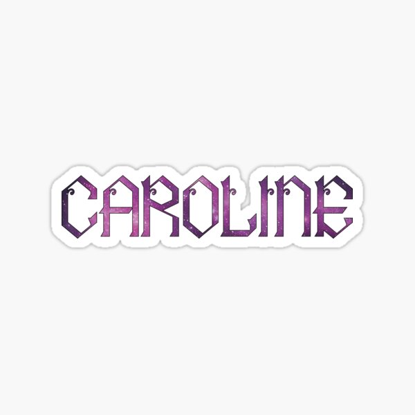 "CAROLINE Name I - My name is CAROLINE - typography name - Galaxy Vibe ...