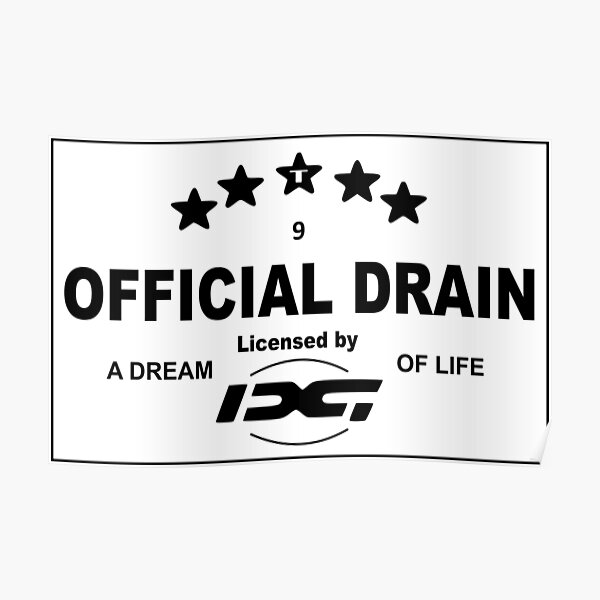 "Official Drain" Poster for Sale by nhudanthi | Redbubble