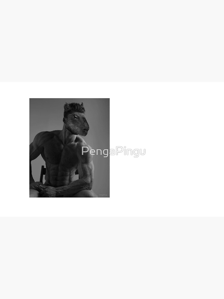 "Capybara OK I pull up Giga Chad Funny Meme Poster" Coffee Mug for Sale ...