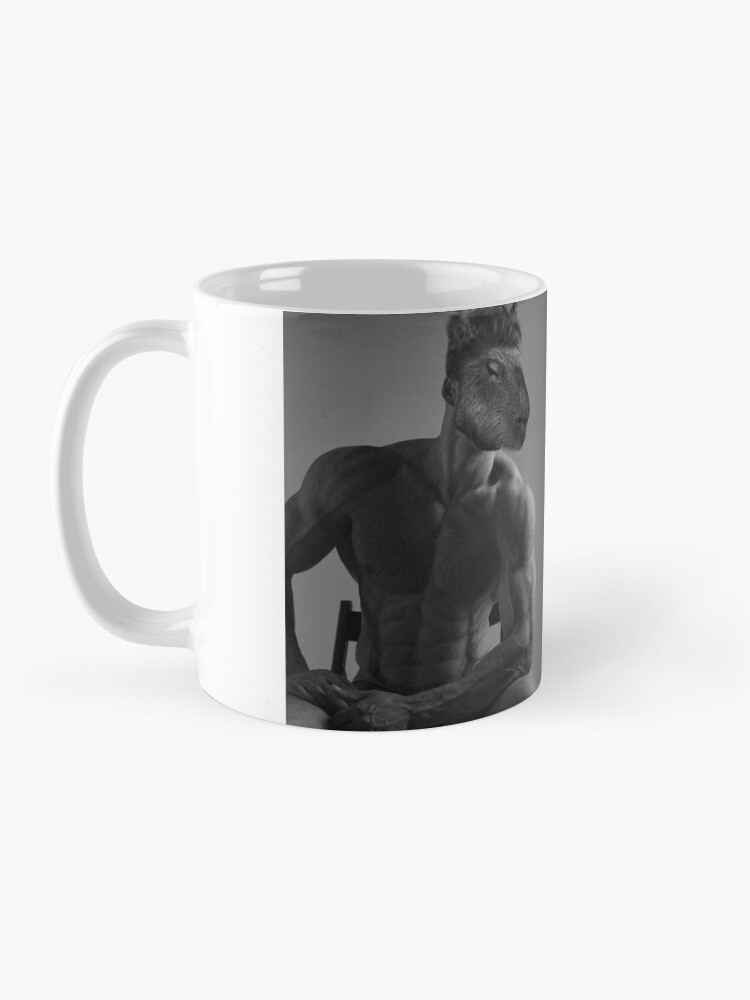 "Capybara OK I pull up Giga Chad Funny Meme Poster" Coffee Mug for Sale ...