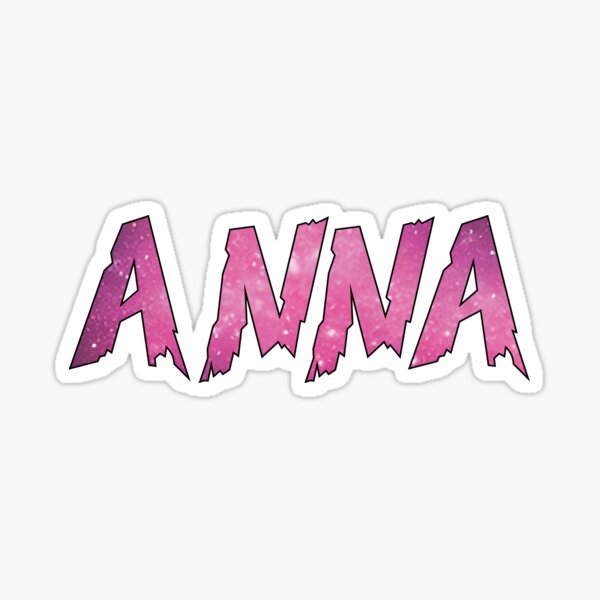 "ANNA Name IV - My name is ANNA - typography name - Galaxy Vibe ...