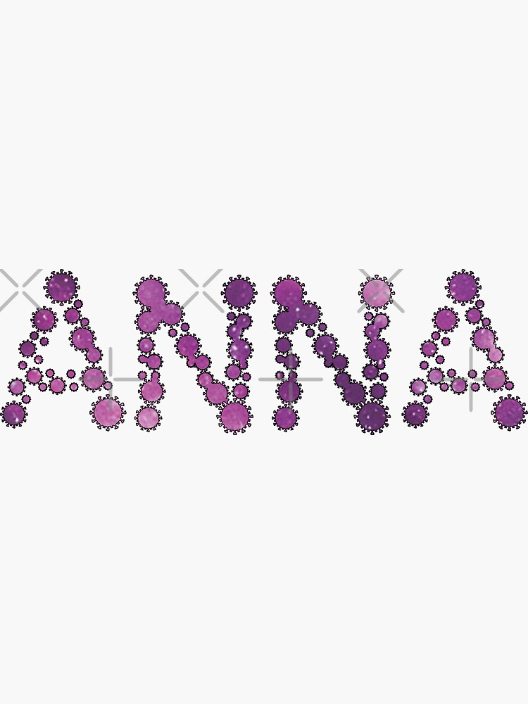 "ANNA Name III - My name is ANNA - typography name - Galaxy Vibe ...