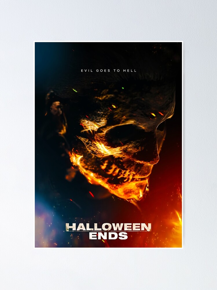 "halloween ends 2022 - poster" Poster for Sale by jherseyart | Redbubble