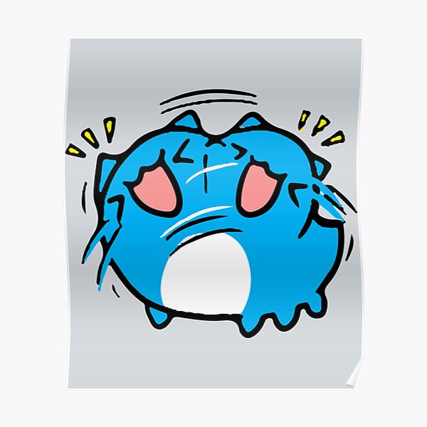 Póster «Dibujos animados de Bugcat Capoo feliz» de HaiHuiTees | Redbubble
