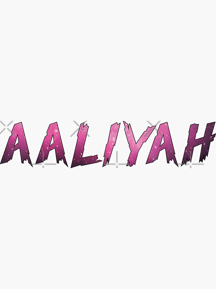 "AALIYAH Name IV - My name is AALIYAH - typography name - Galaxy Vibe ...