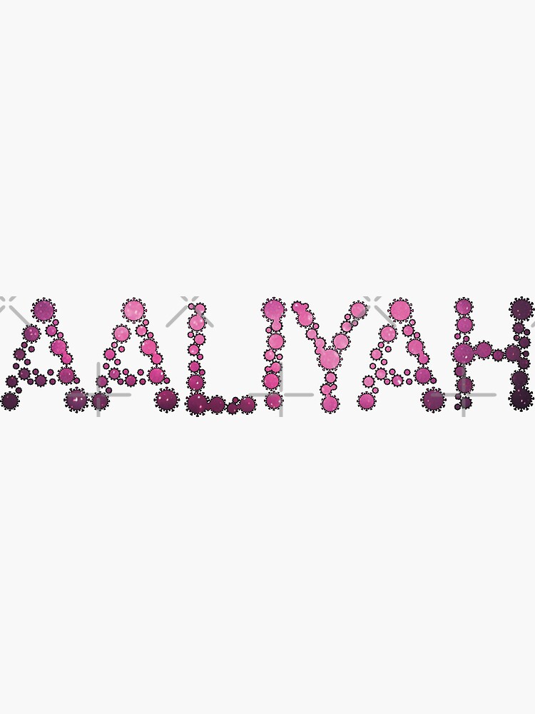 "AALIYAH Name III - My name is AALIYAH - typography name - Galaxy Vibe ...