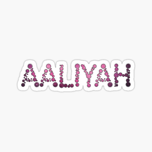 "AALIYAH Name III - My name is AALIYAH - typography name - Galaxy Vibe ...
