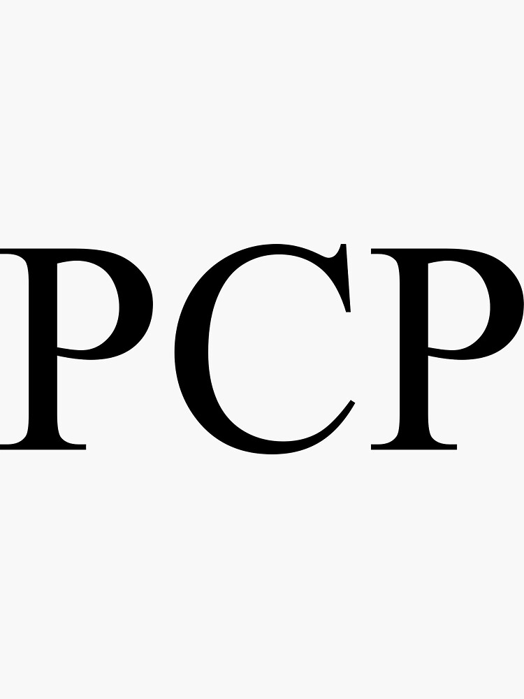 "PCP" Sticker for Sale by beautifulcloth | Redbubble
