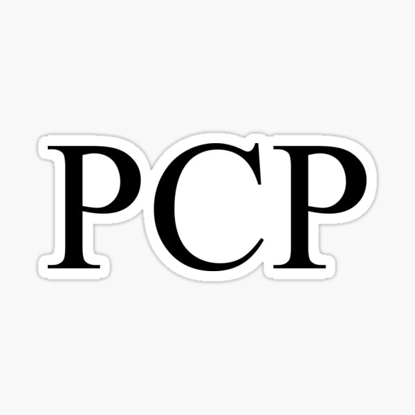 "PCP" Sticker for Sale by beautifulcloth | Redbubble