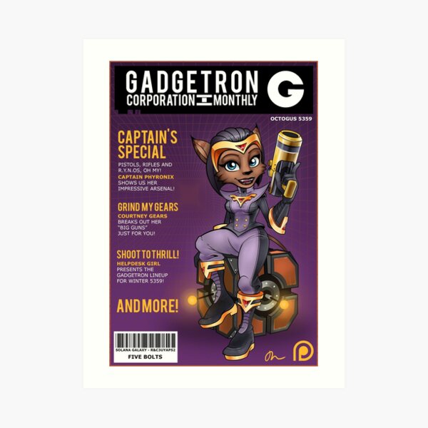 "Gadgetron Monthly" Art Print by DJAllen | Redbubble