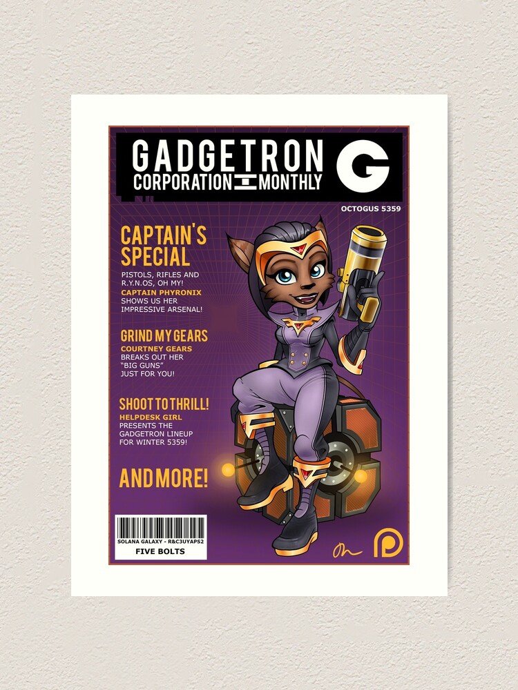 "Gadgetron Monthly" Art Print by DJAllen | Redbubble