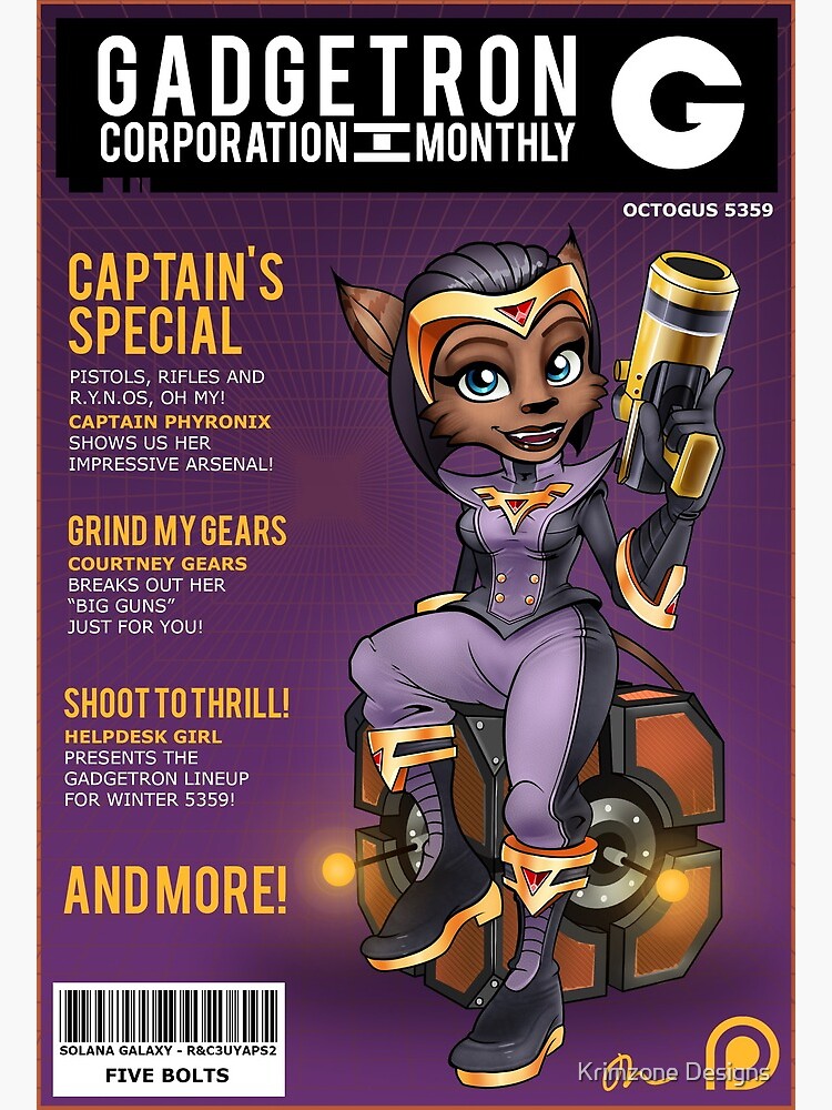 "Gadgetron Monthly" Art Print by DJAllen | Redbubble