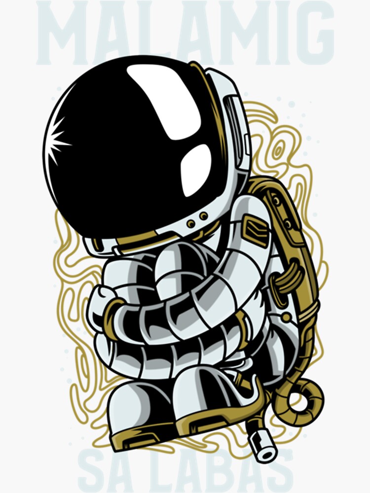 "Malamig Sa Labas, son extérieur froid dans lespace" Sticker for Sale ...